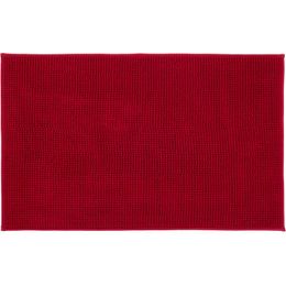 G&ouml;zze Badematte &raquo;Chenille&laquo; H&ouml;he 15 mm rutschhemmend beschichtet fu&szlig;bodenheizungsgeeignet Badteppich, Uni Farben, besonders weich durch Microfaser, waschbar 