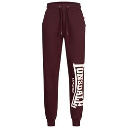 Lonsdale Hose Herren Gr&ouml;&szlig;e 33 weinrot / wei&szlig;