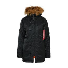 Alpha Industries Jacke Damen Gr&ouml;&szlig;e XL braunmeliert / schwarz Winterjacke