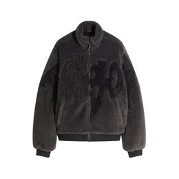 Bershka Jacke Herren Gr&ouml;&szlig;e M anthrazit / schwarz