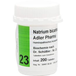 Biochemie Adler 23 Natrium bicarbonicum D 12 Tabl. 200 St