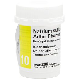 Biochemie Adler 10 Natrium sulfuricum D 6 Tabl. 200 St