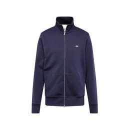 Gant Zip-Up Hoodie male Blue size M