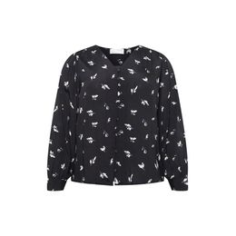 Selected Femme Curve Bluse 'Walde' Damen Gr&ouml;&szlig;e XL/XXL schwarz / wei&szlig;