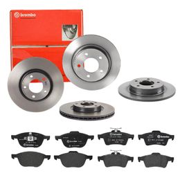 Brembo Bremsensatz-Vorn und hinten SG00000EAA Bremsensatz, Scheibenbremse vorne rechts links innenbel&uuml;ftet 300mm f&uuml;r MITSUBISHI SAAB FORD (CHANGAN) JA