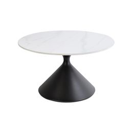 Beliani Couchtisch HAIWEE in Schwarz/Wei&szlig; - (W) 72 x (H) 42 x (L) 72 cm | Gr.: onesize