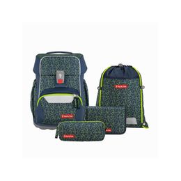 Step By Step BASIS Schulranzen-Set &bdquo;Green Geometric&ldquo;, 4-teilig | Gr.: onesize