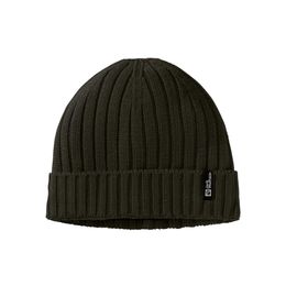 Jack Wolfskin Rib Knit Beanie in Braun | Gr.: onesize