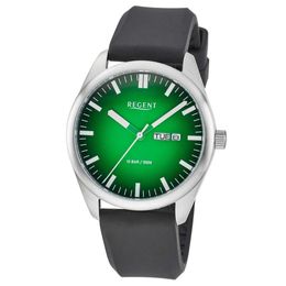 Regent Uhren Regent F-1588 Herrenuhr Gut Ablesbar Edelstahl/Grau Anthrazit / Schwarz / Silber | Gr.: onesize
