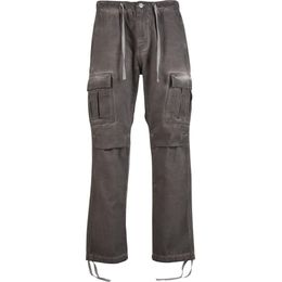 2Y Studios Cargo-Hosen in washed oil grey | Gr.: 28