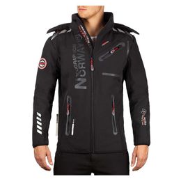 Geographical Norway Herren Regular Fit Softshelljacke in ASSORT Black | Gr.: L