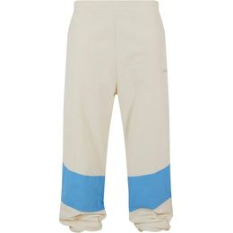 Fubu Jogginghose in creme/light blue | Gr.: S
