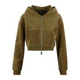 Von Dutch Zip-Kapuzenpullover in khaki | Gr.: L