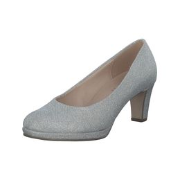 Gabor Klassische Pumps in Silber | Gr.: 40,5