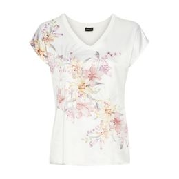 Laura Scott Shirtbluse in ecru-gebl&uuml;mt | Gr.: 42