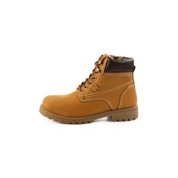 Camel Active Boot aus echtem Leder in Braun | Gr.: 43