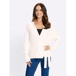 Heine Strickjacke in ecru | Gr.: 36