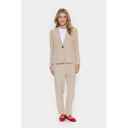 Saint Tropez Blazer CelestSZ Gerade Passform in Plaza Taupe | Gr.: XS