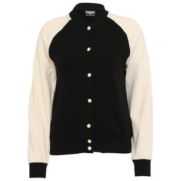 Urban Classics College-Jacken in black/whitesand | Gr.: M