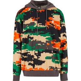 DNGRS Dangerous Kapuzenpullover in pixelcamouflage/grey | Gr.: S