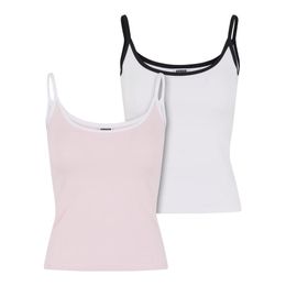 Urban Classics Tank-Tops in blushedrose/white+white/black | Gr.: XS
