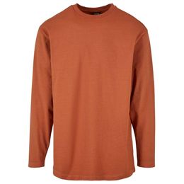 Urban Classics Herren Heavy Oversized Garment Dye Longsleeve in terracotta | Gr.: M