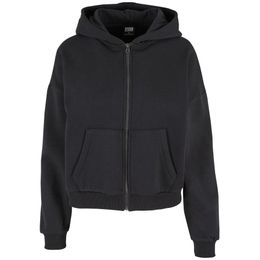 Urban Classics Zip-Kapuzenpullover in black | Gr.: XXL