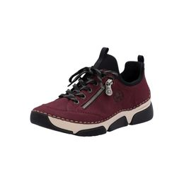 Rieker Sneaker in Schwarz/Bordeaux | Gr.: 37
