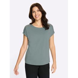 Sieh an! Rundhals-Shirt in jade | Gr.: 52