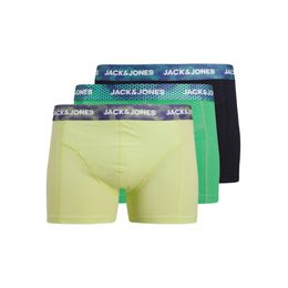 Jack & Jones Jack & Jones Boxershorts 'JACSICILY' Herren Gr&ouml;&szlig;e L enzian / hellgelb / limette / schwarz