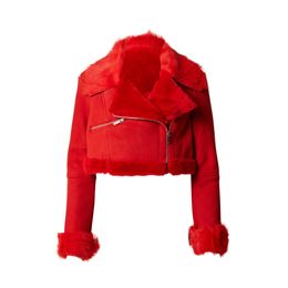 Karen Millen Jacke Damen Gr&ouml;&szlig;e XL feuerrot