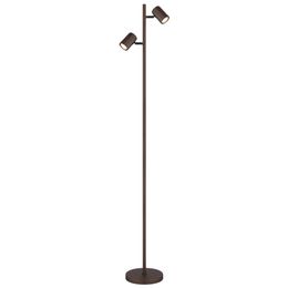 Globo LIGHTING Stehlampe "JAMES", bronzefarben matt, 1 Stk., Leuchten, Stehleuchte/Wohnzimmer/Schlafzimmer/Flur, Stehlampe