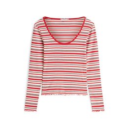 Tommy Hilfiger Shirt Damen Gr&ouml;&szlig;e XXXL grau / rot / wei&szlig;
