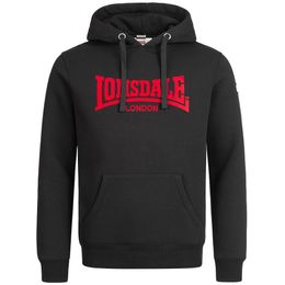 Lonsdale Sweatshirt male Black size 4XL