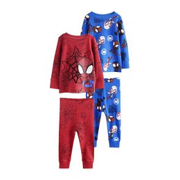 next Schlafanzug 'License Snuggle' Jungen Gr&ouml;&szlig;e 80 blau / rot / schwarz / wei&szlig;