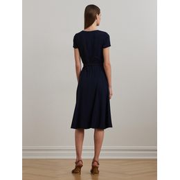 Lauren Ralph Lauren Petite Kleid 'BRYGITKA' Damen Gr&ouml;&szlig;e 38 navy / braun Winterkleid