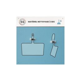 PAPERFLOW Schattenwand Kehrstation, BxH 750 x 750 mm, franz&ouml;sisch