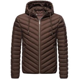 Navahoo Steppjacke 'Fey-Tun' Herren Gr&ouml;&szlig;e XXL braun / wei&szlig;