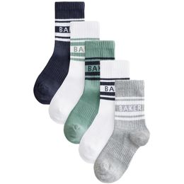 Baker By Ted Baker Socks boy Blue, Grey, Green, White size 12.5-3.5