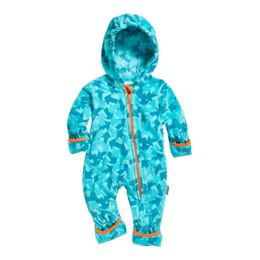 Playshoes Overall Jungen Gr&ouml;&szlig;e 74 navy / t&uuml;rkis / orange