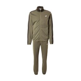 Nike Sportswear Jogginganzug 'CLUB' Herren Größe M oliv / dunkelgrün / weiß