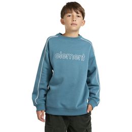 Sweatshirt Element "Cornell 90s", Jungen, Gr. 14(155-164cm), blau (hydro), [Hauptstoff] 40% Polyester, 30% Baumwolle, 30% Baumwolle, Sweatshirts