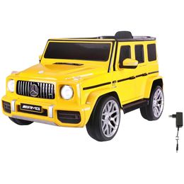 Elektro-Kinderauto Jamara "Ride-on Mercedes-Benz AMG G 63", gelb, Elektro-Kinderfahrzeuge, KinderB:62cm H:54cm T:106cm, B:62cm H:54cm T:106cm