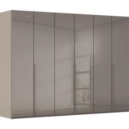 Drehtürenschrank Rauch "Kleiderschrank Schrank Garderobe Wäscheschrank BESTSELLER MONTCLAR", fango, glas fango, griffe fango, B:301cm H:223cm T:60cm, Holzwerkstoff, Schränke