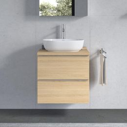 Duravit Plinero Schrank mit Luv Waschtisch, 2 Ausz&uuml;ge, 03795000001+PL8205030300000+PL8201030300000,