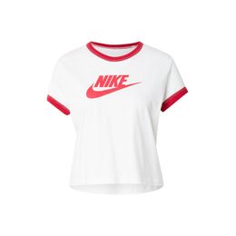 Nike Sportswear T-Shirt 'RINGER' Damen Gr&ouml;&szlig;e M rot / wei&szlig;
