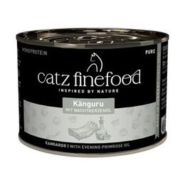 Catz Finefood Nassfutter Katze Pure Adult K&auml;nguru 12x200 g