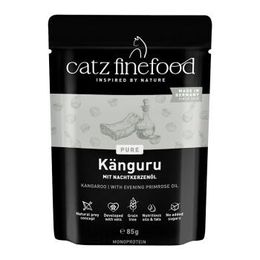 Catz Finefood Nassfutter Katze Pure Adult K&auml;nguru 32x85 g