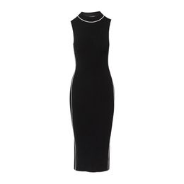 comma, COMMA Kleid Damen Größe 44 schwarz / weiß Winterkleid