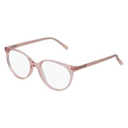 Fielmann JIL 012 CL Brille Damen | Fassung: Vollrand, Oval, Rose Transparent